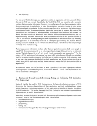 Web engineering | PDF