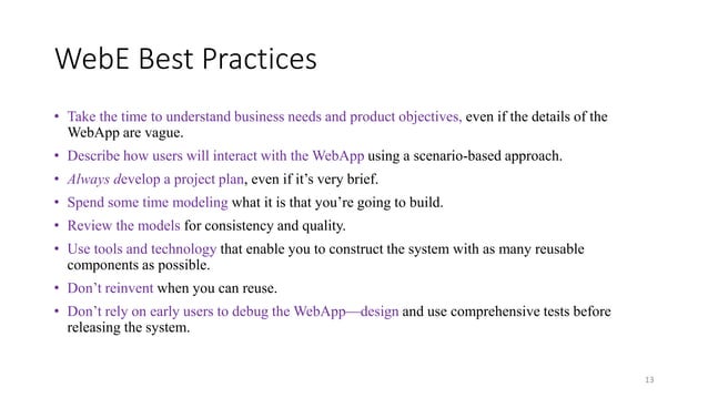Web engineering | PPT