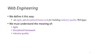 Web engineering | PPTX