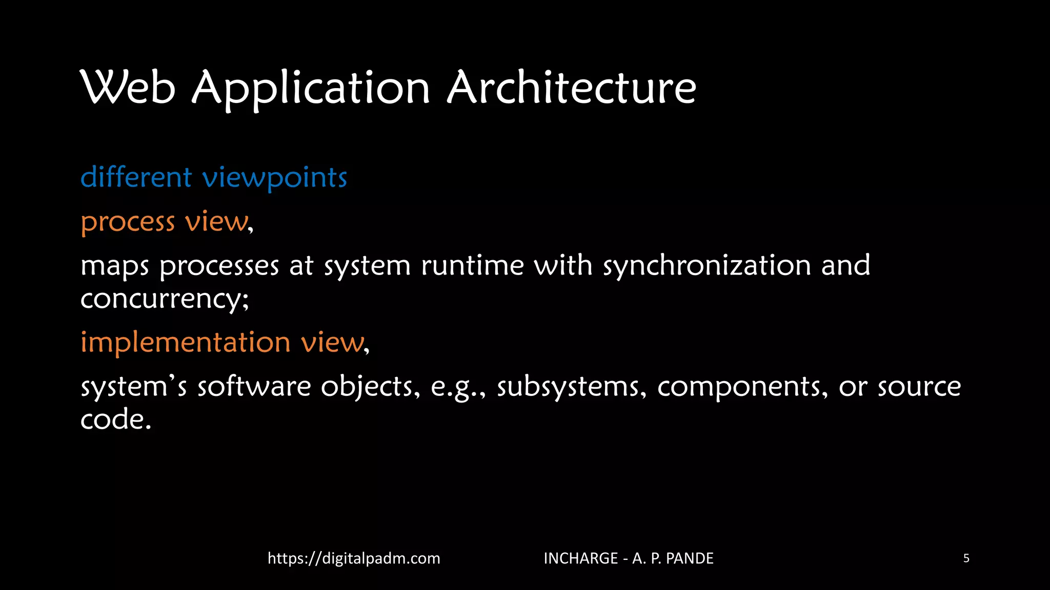 Web engineering- Web Application Architecture | PDF