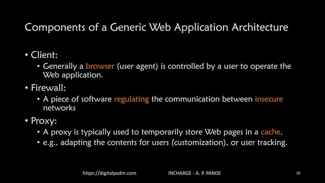 Web engineering- Web Application Architecture | PDF