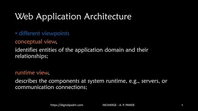 Web engineering- Web Application Architecture | PDF