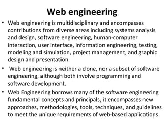 Web engineering cse ru | PPT