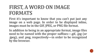 HTML Images | PPTX