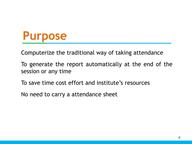Student Attendance System | PPTX | Computing | Technology & Computing
