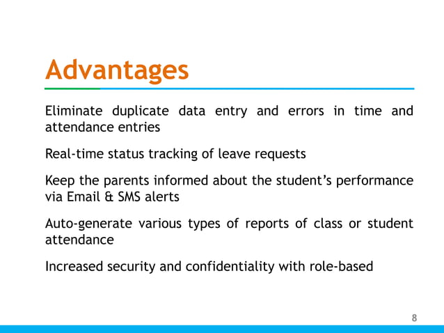 Student Attendance System | PPTX | Computing | Technology & Computing