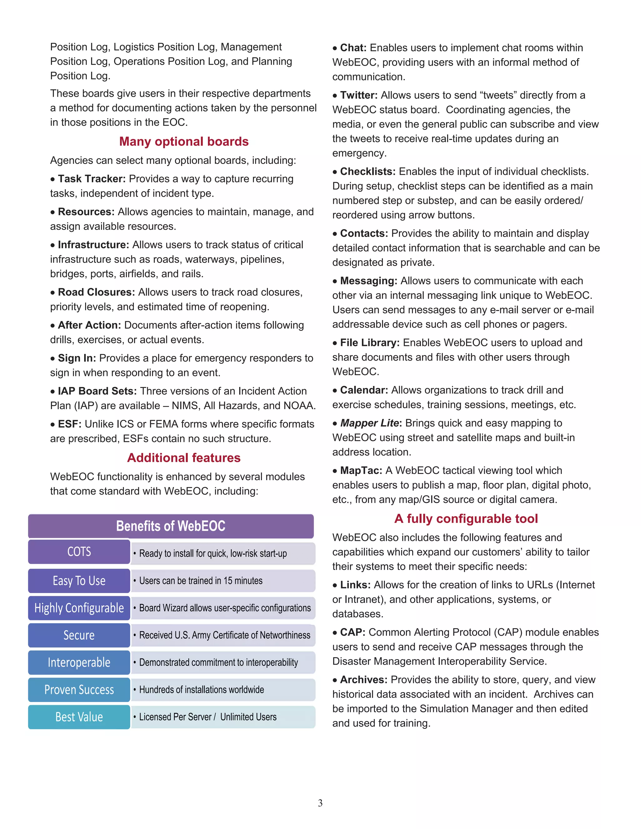 Web eoc 7 professional | PDF