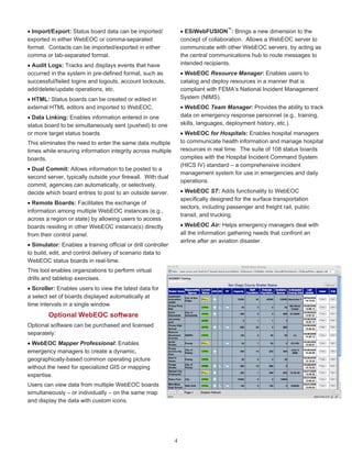 Web eoc 7 professional | PDF