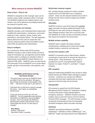 Web eoc 7 professional | PDF