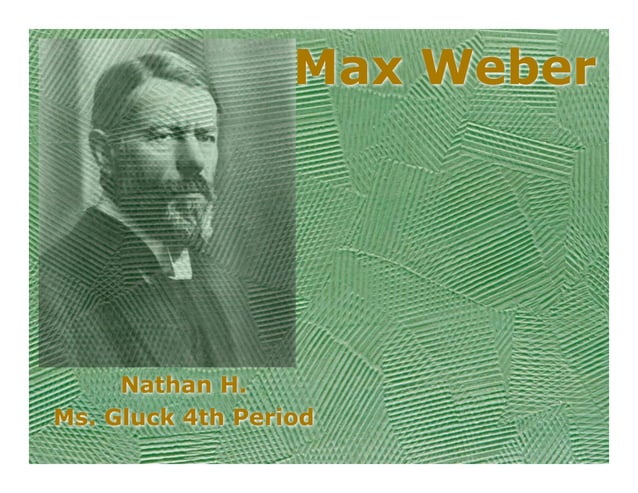 Max Weber | PPT