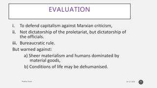 Weber and the spirit of capitalism | PPSX