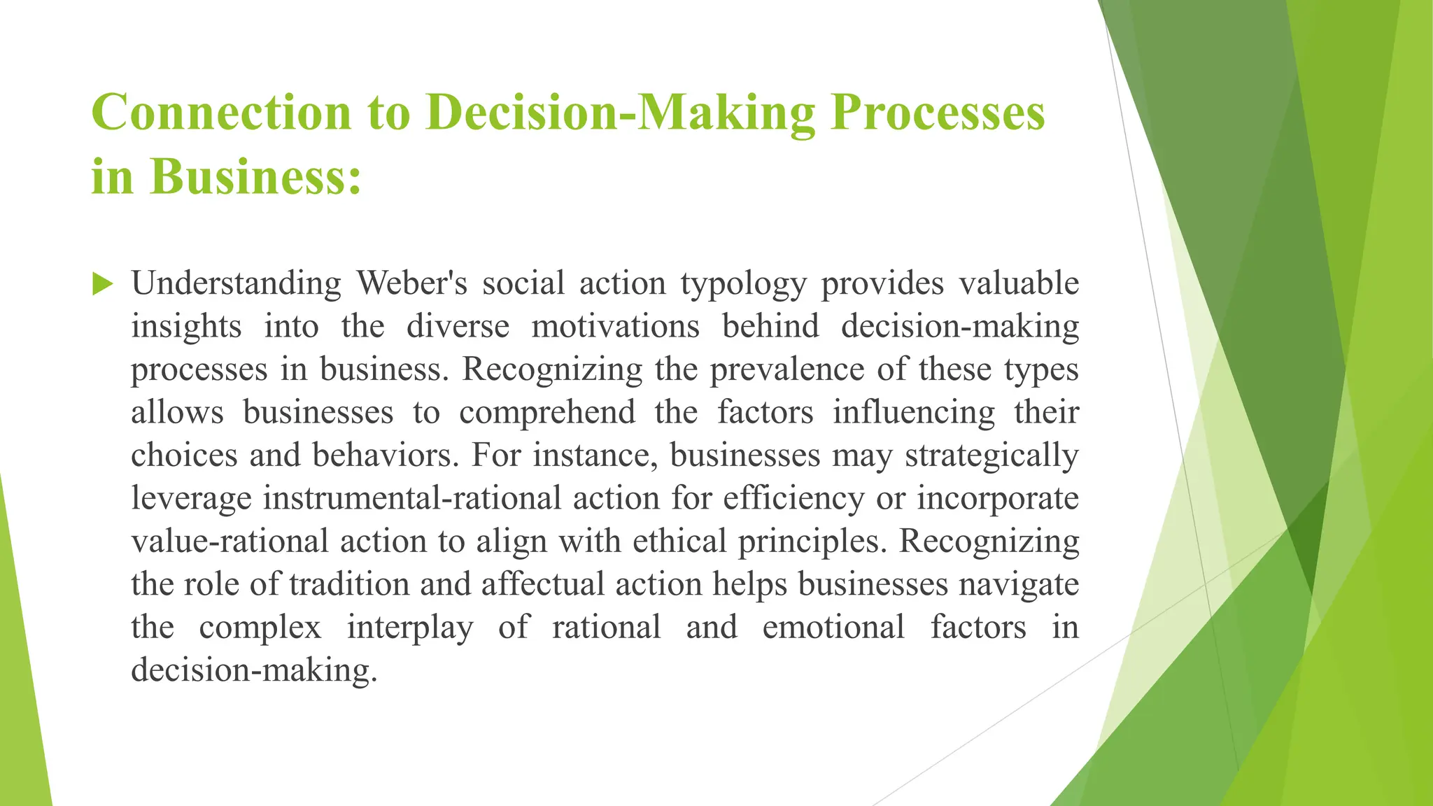 Max weber contribution to logic | PPT