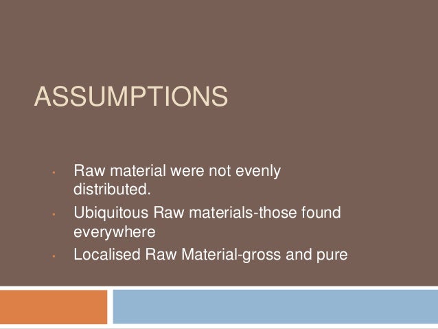 Least Cost Theory Diagram