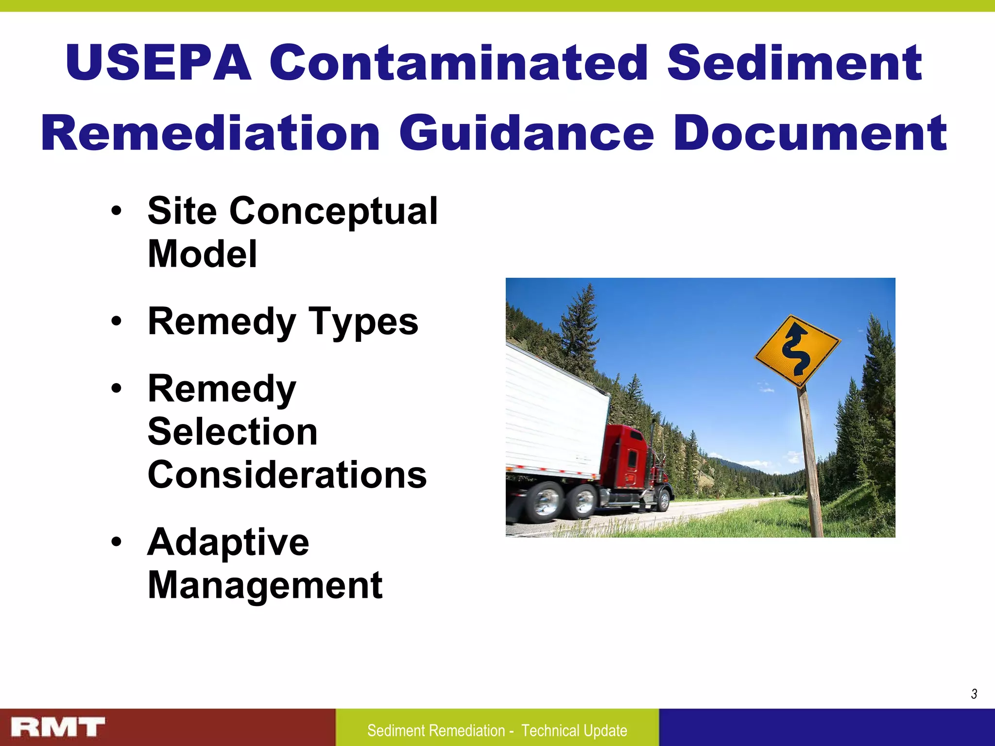 Sediment Remediation - Technical Update | PPT