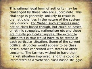 Weber's authority | PPTX