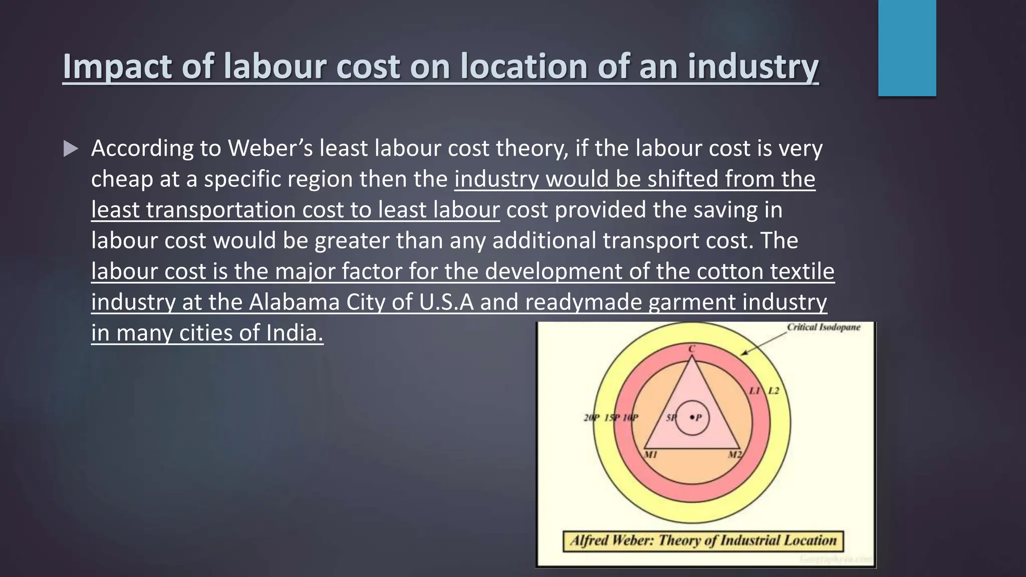 Alfred Weber's least cost theory on industrial location.pptx
