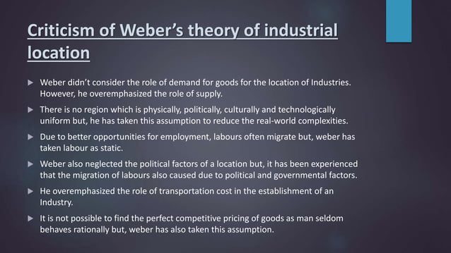 Alfred Weber's least cost theory on industrial location.pptx