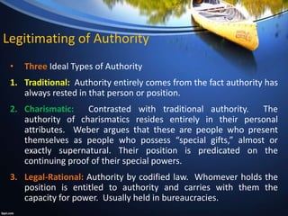 Max Weber's theory of social stratification | PPTX
