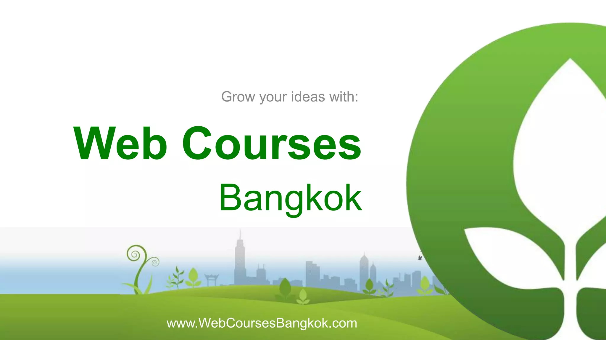 Web Courses Grow Your Ideas with HTML Basics | PPT
