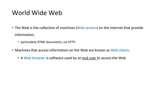 Web essentials clients, servers and communication – the internet – basic internet protocols ...