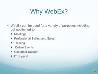 Group 6 Presentation: WebEx Meet | PPTX | Web Conferencing | Computer Software and Applications