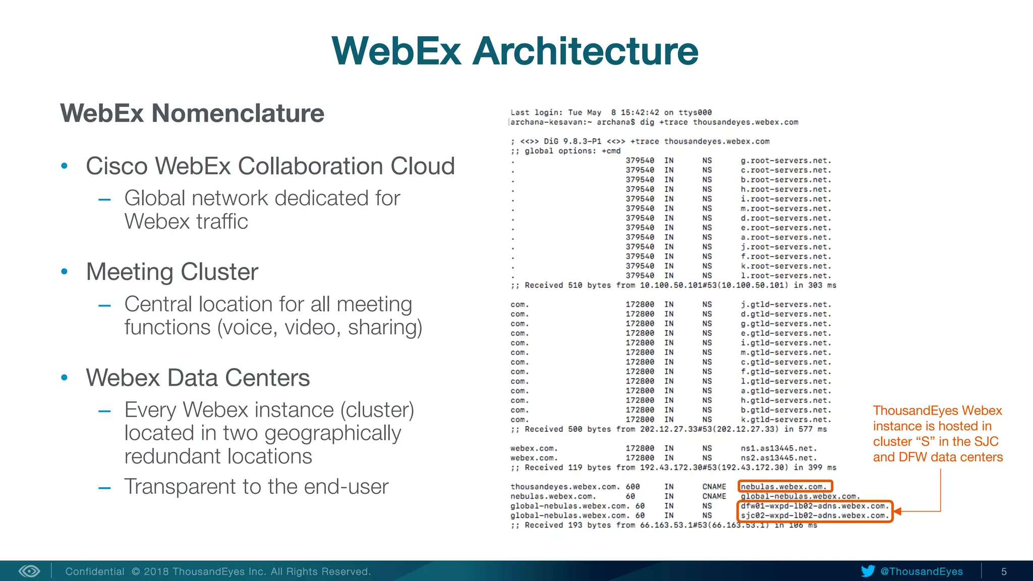 WebEx performance monitoring | PPT