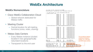 WebEx performance monitoring | PPT