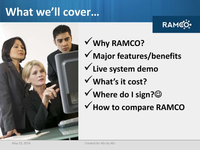 RAMCO AMS Presentation | PPT