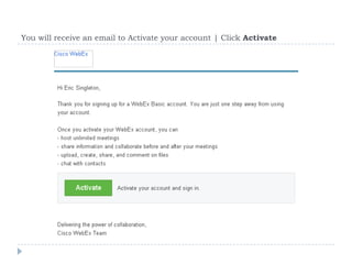 Web ex tutorial | PPT