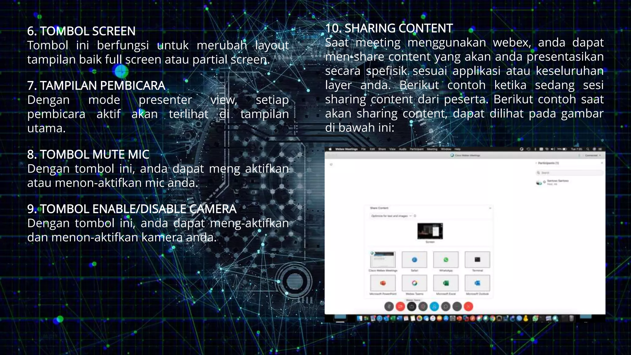 Webex tutorial for user | PPT