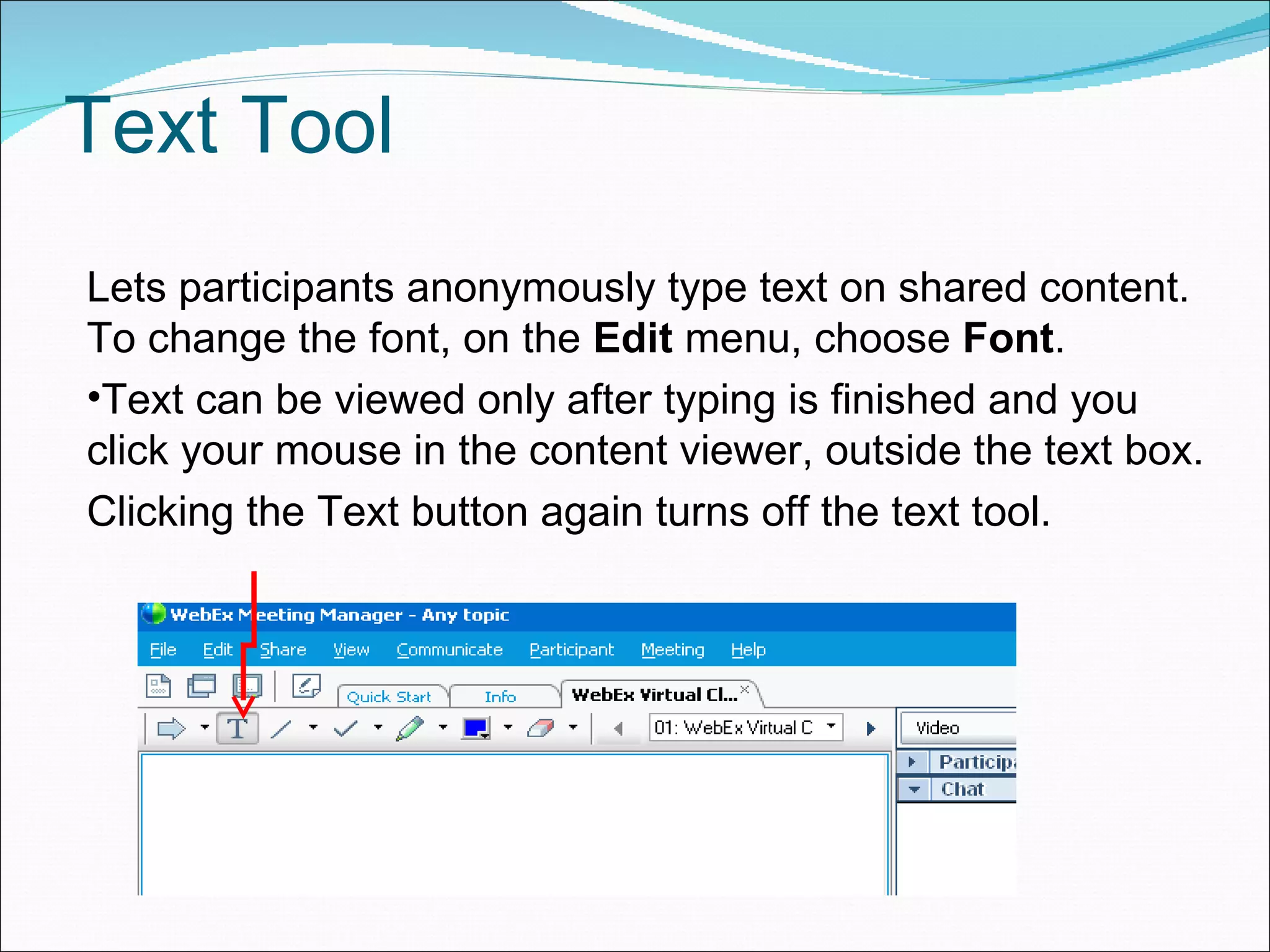WebEx Virtual Interactive Classroom | PPT