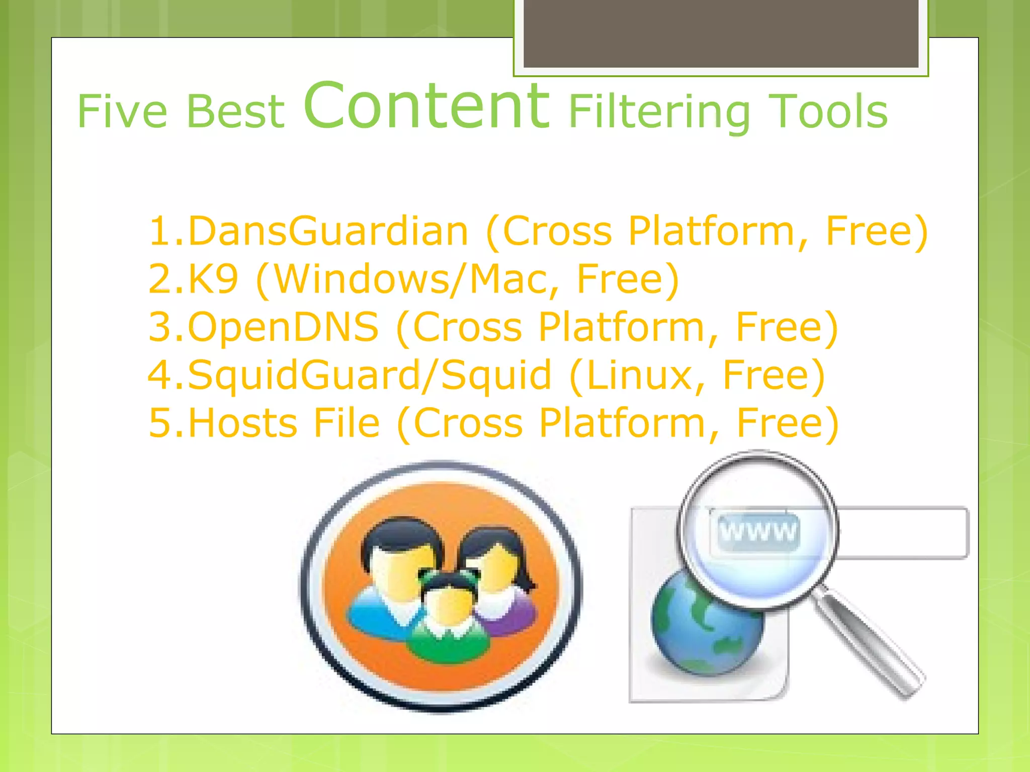 Web filtering through Software | PPT