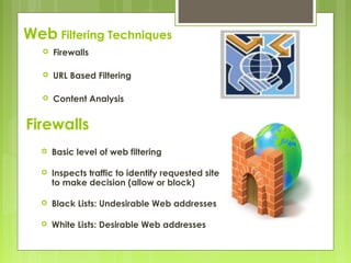 Web filtering through Software | PPT