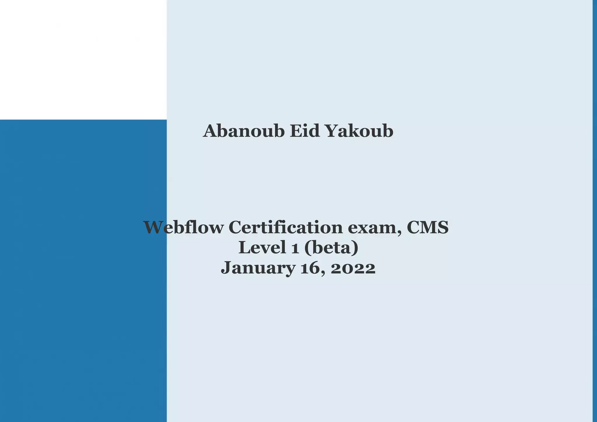 Webflow CMS Level 1 Certificate.pdf