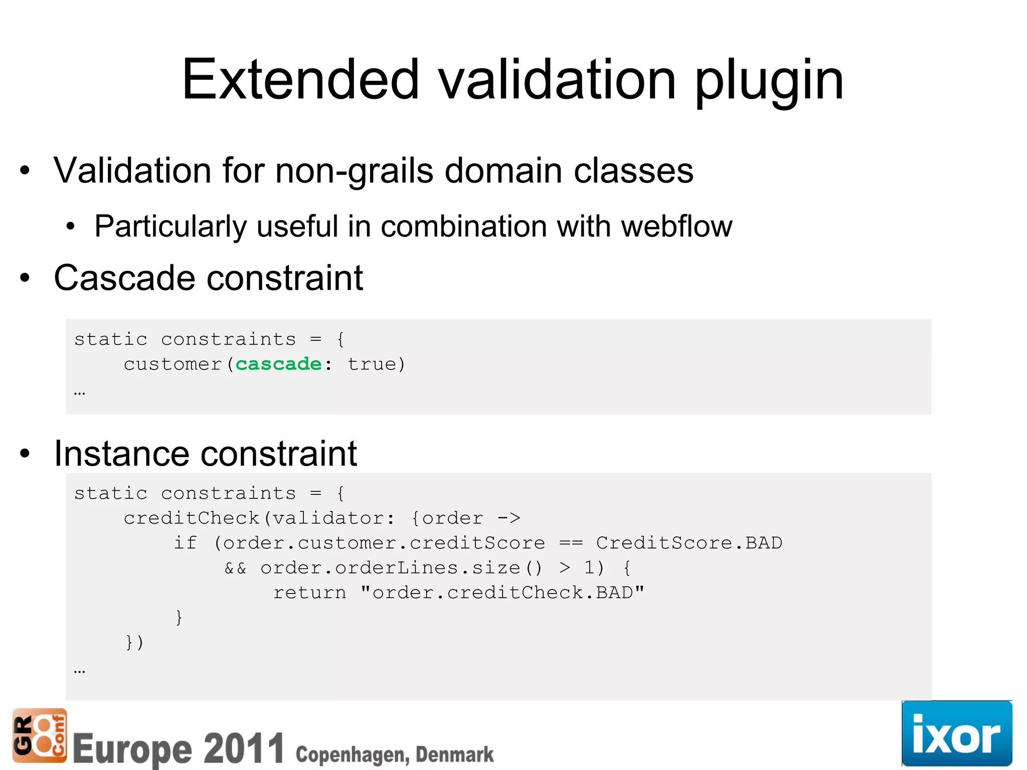 GR8Conf 2011: Grails Webflow | PDF