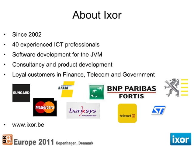 GR8Conf 2011: Grails Webflow | PPT