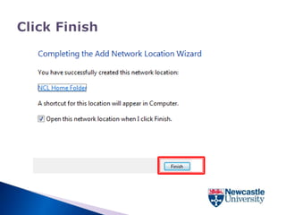 Webfolders on a pc | PPTX