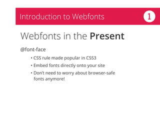 Webfonts: Demystified | PDF