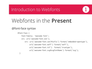 Webfonts: Demystified | PDF