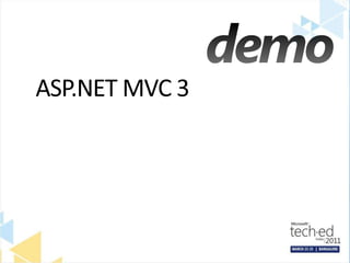 ASP.NET Web Forms vs. MVC | PPTX | Web Design and HTML | Internet