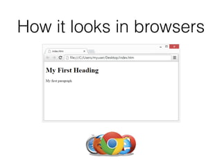 Web front end development introduction to html css and javascript | PPT