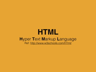 Web front end development introduction to html css and javascript | PPT