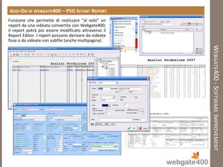 Webgate400 software improvement_af | PPT