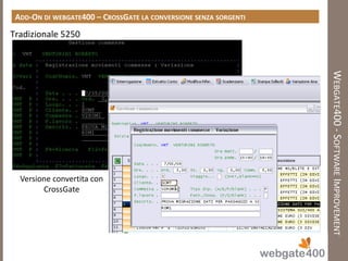 Webgate400 software improvement_af | PPT