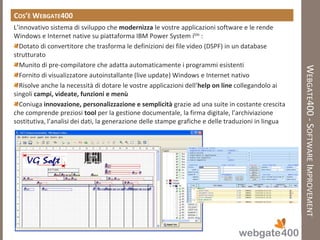 Webgate400 software improvement_af | PPT