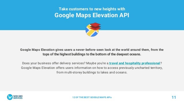 12 OF THE BEST GOOGLE MAPS APIs by Web Geo Services