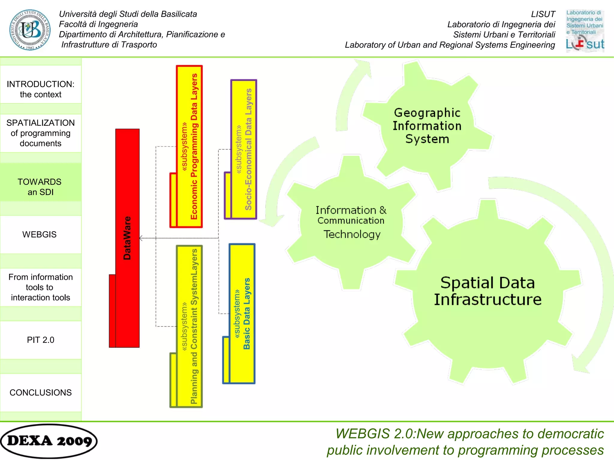 WebGIS 2.0: New approaches to democratic public involvement to programming processes | PPT