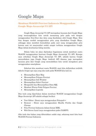 Web gis peta interaktif jumlah penduduk | PDF