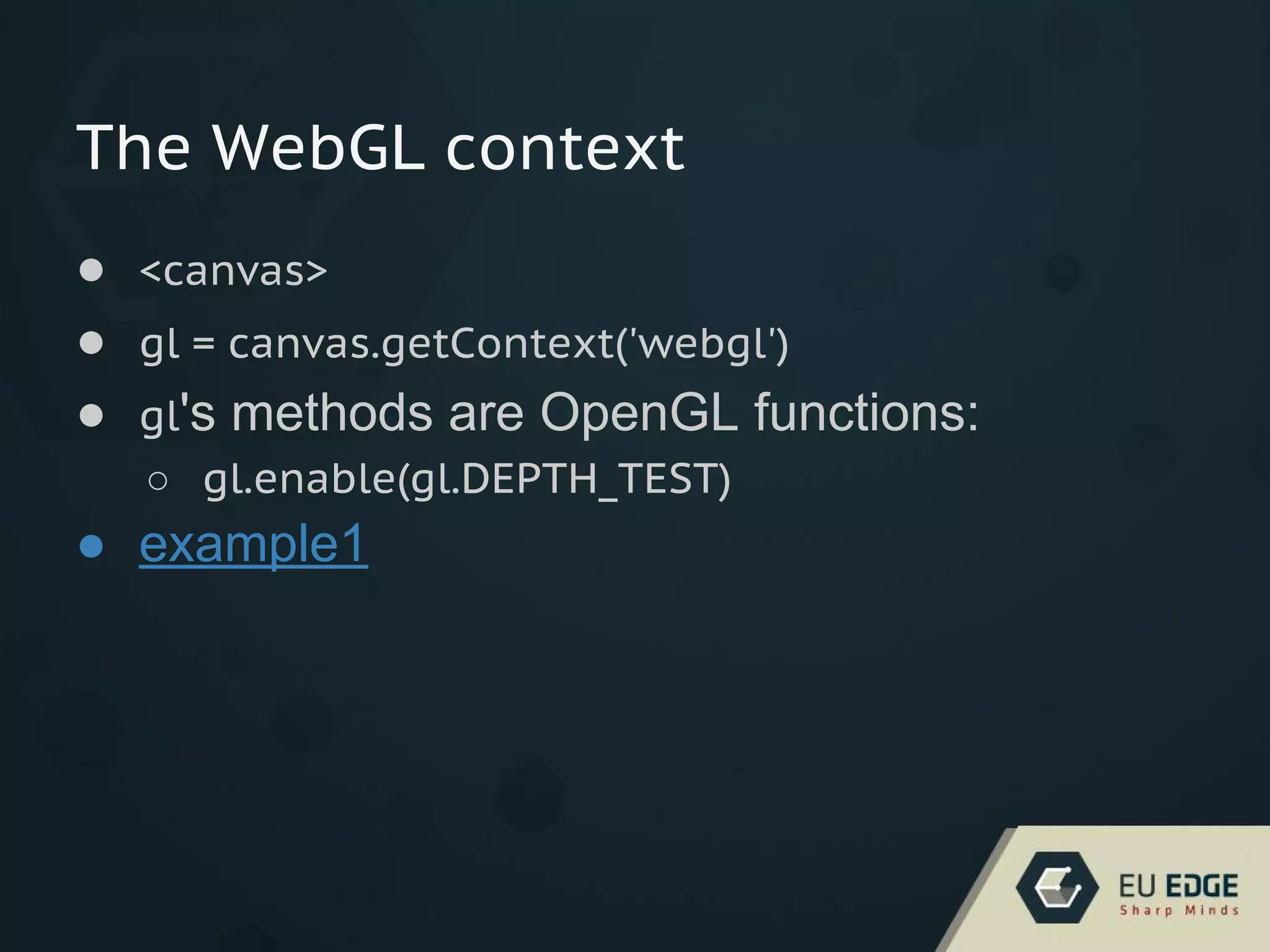 WebGL | PDF