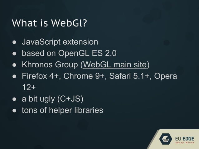 WebGL | PDF